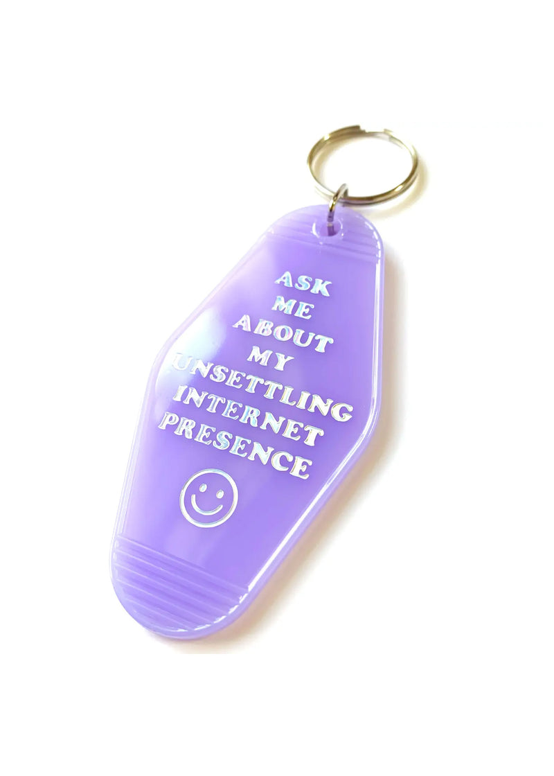 Internet Presence Keychain – Colorful Natalie