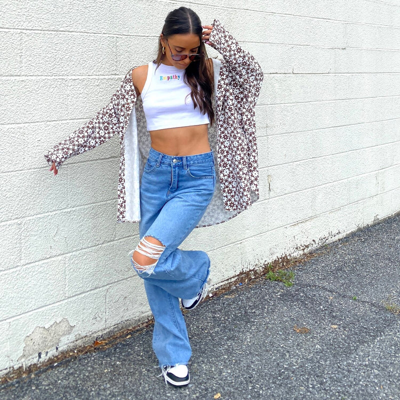 All About the Funk Brown Jacket – Colorful Natalie