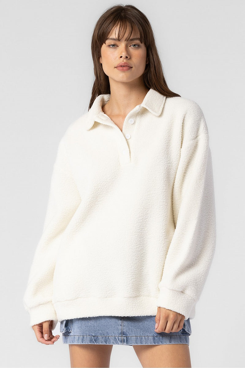 Maeve Oversized Teddy Fleece – Colorful Natalie