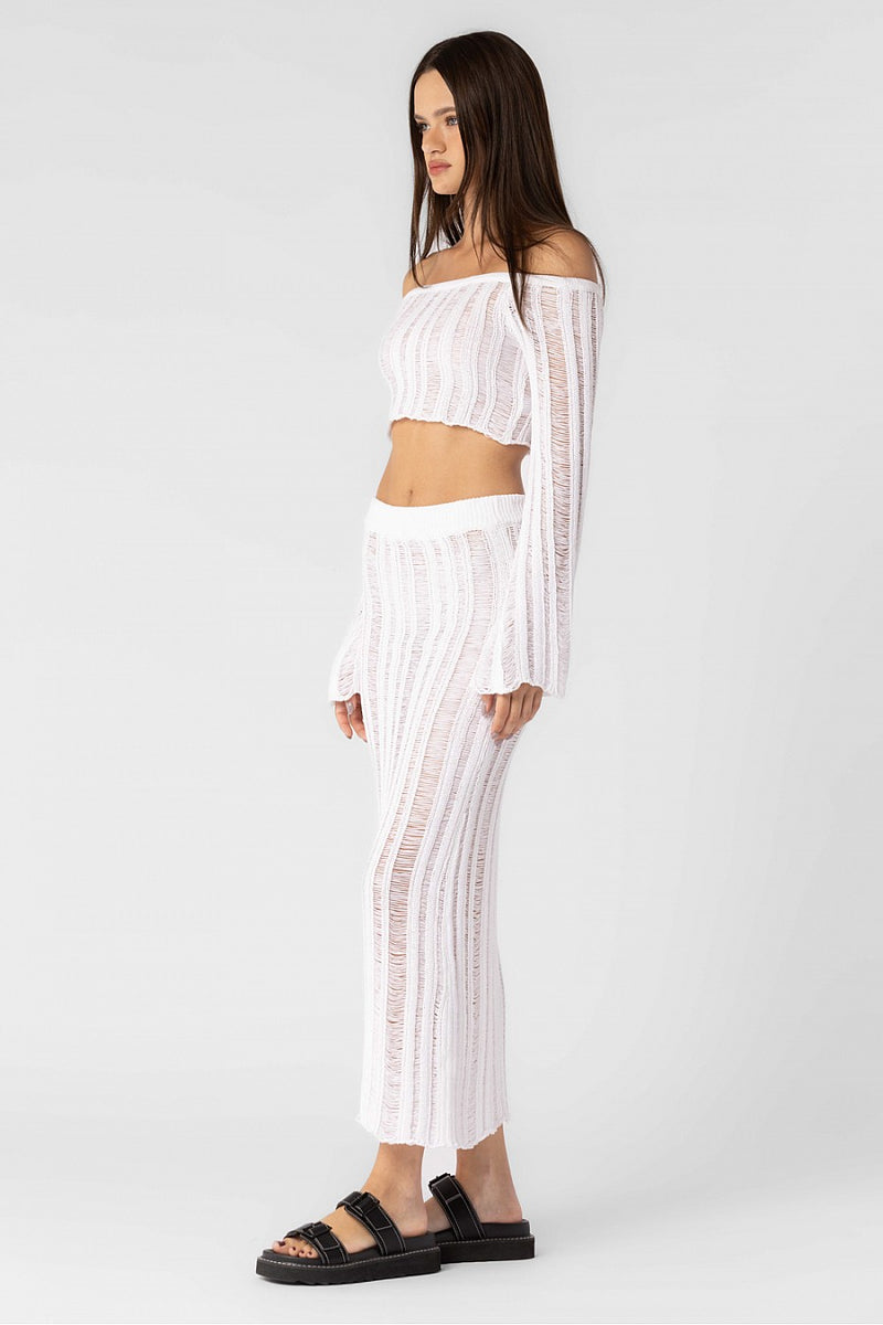 Huxley White Knit Top – Colorful Natalie