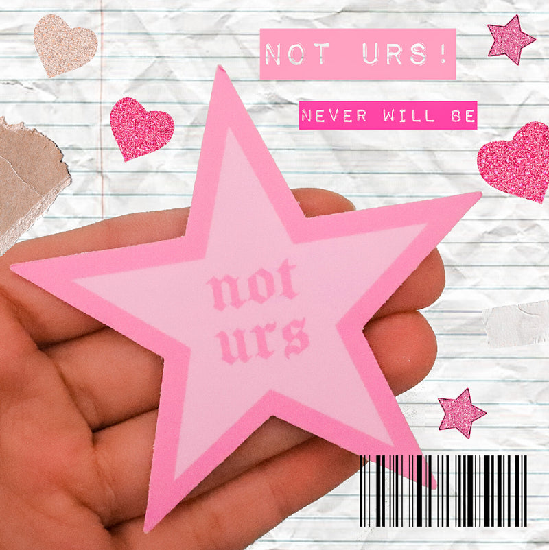 Not Yours Sticker – Colorful Natalie